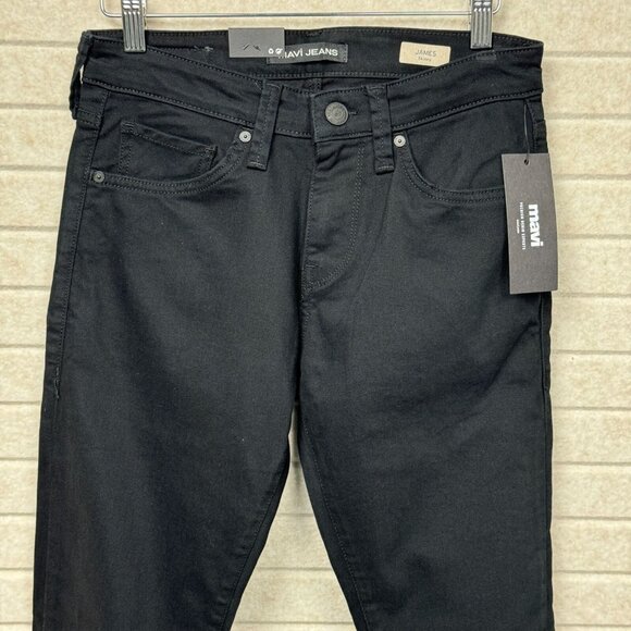 Mavi | Jeans | Mavi James Mens 28x32 Black Skinny Fit Stretch Jeans ...